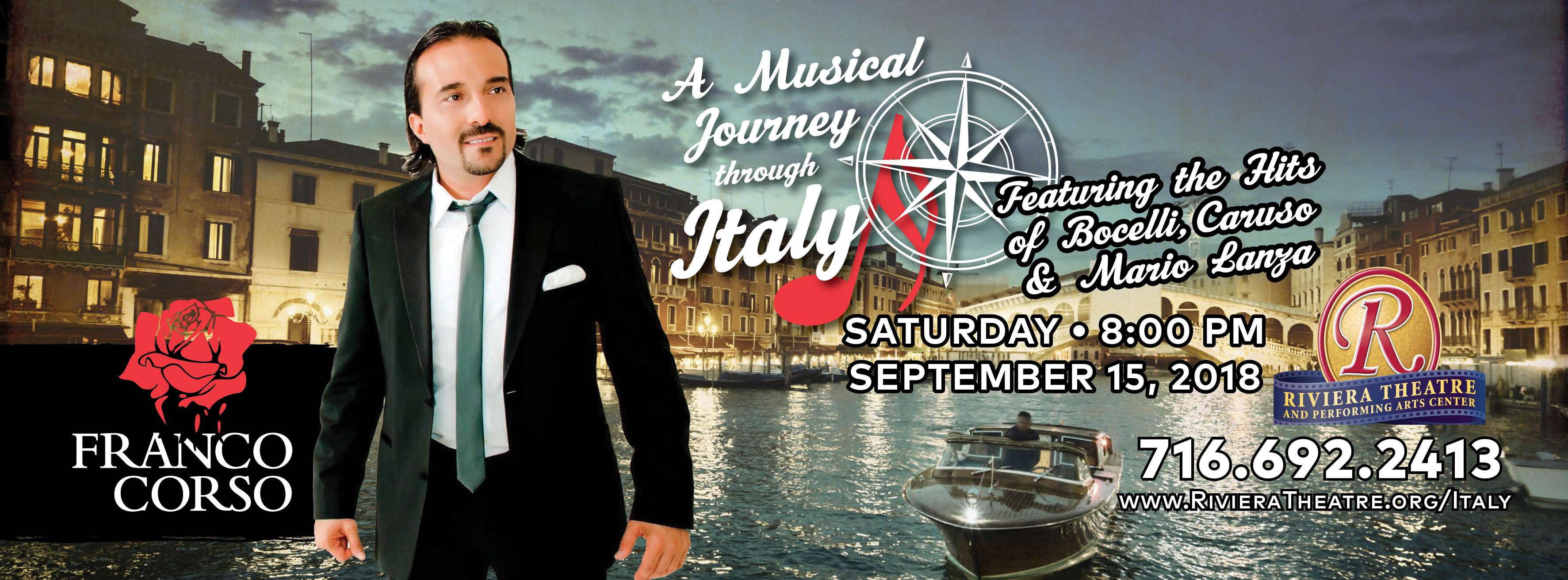 Journey Through Italy FB | Franco Corso - The Voice of Romance