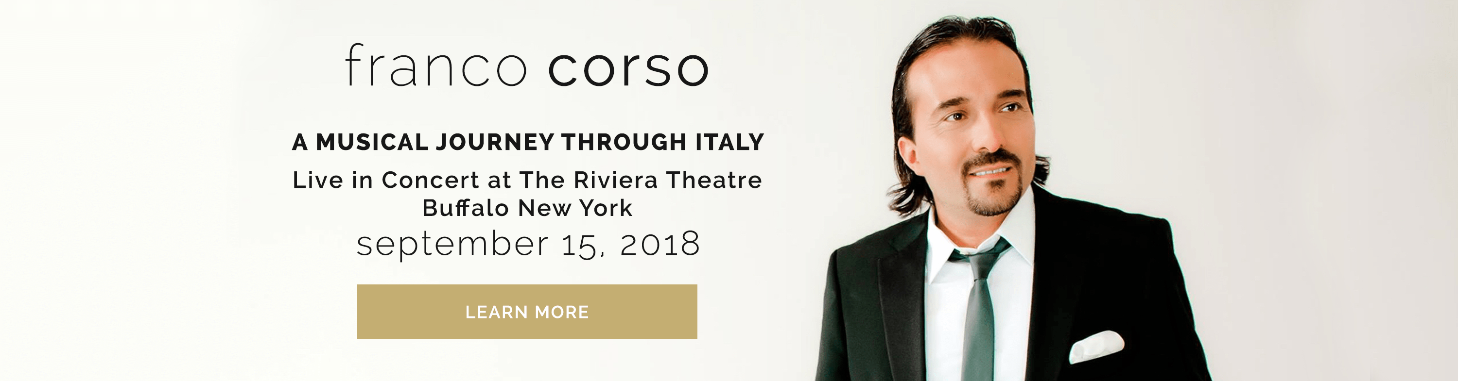 Live In Concert | Franco Corso - The Voice of RomanceFranco Corso – The ...