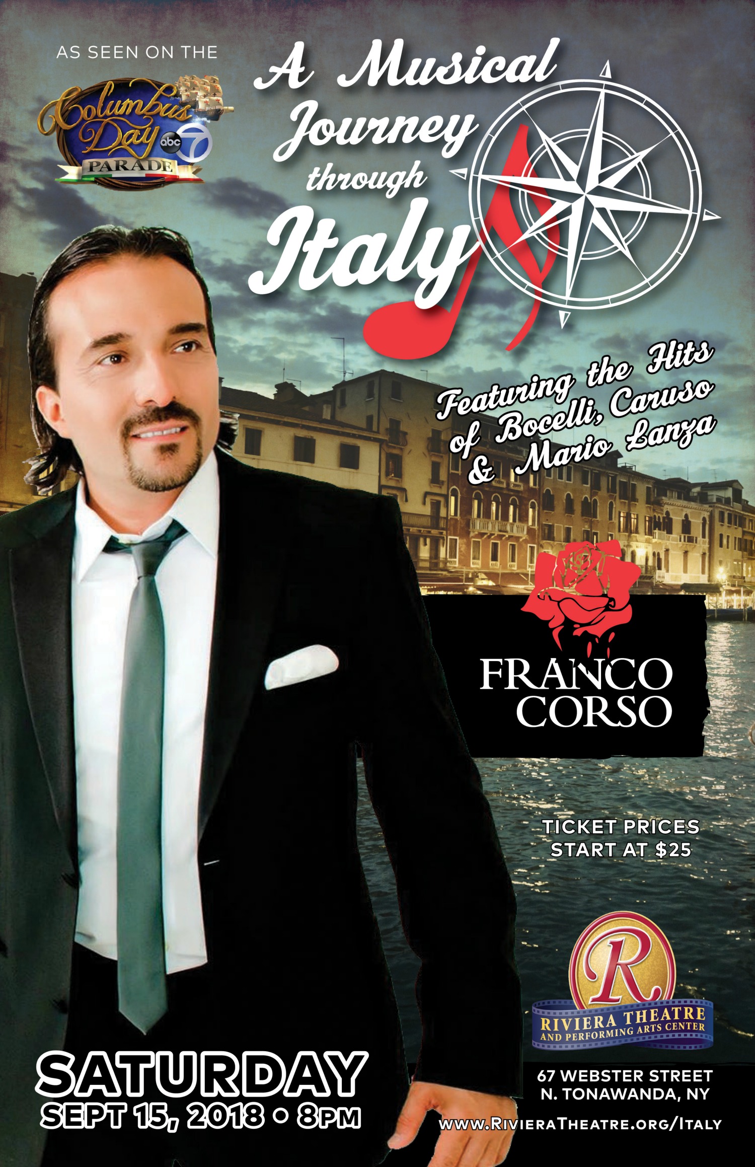 A Musical Journey Through Italy | Franco Corso - The Voice of Romance