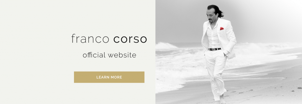 Welcome ! | Franco Corso - The Voice of Romance